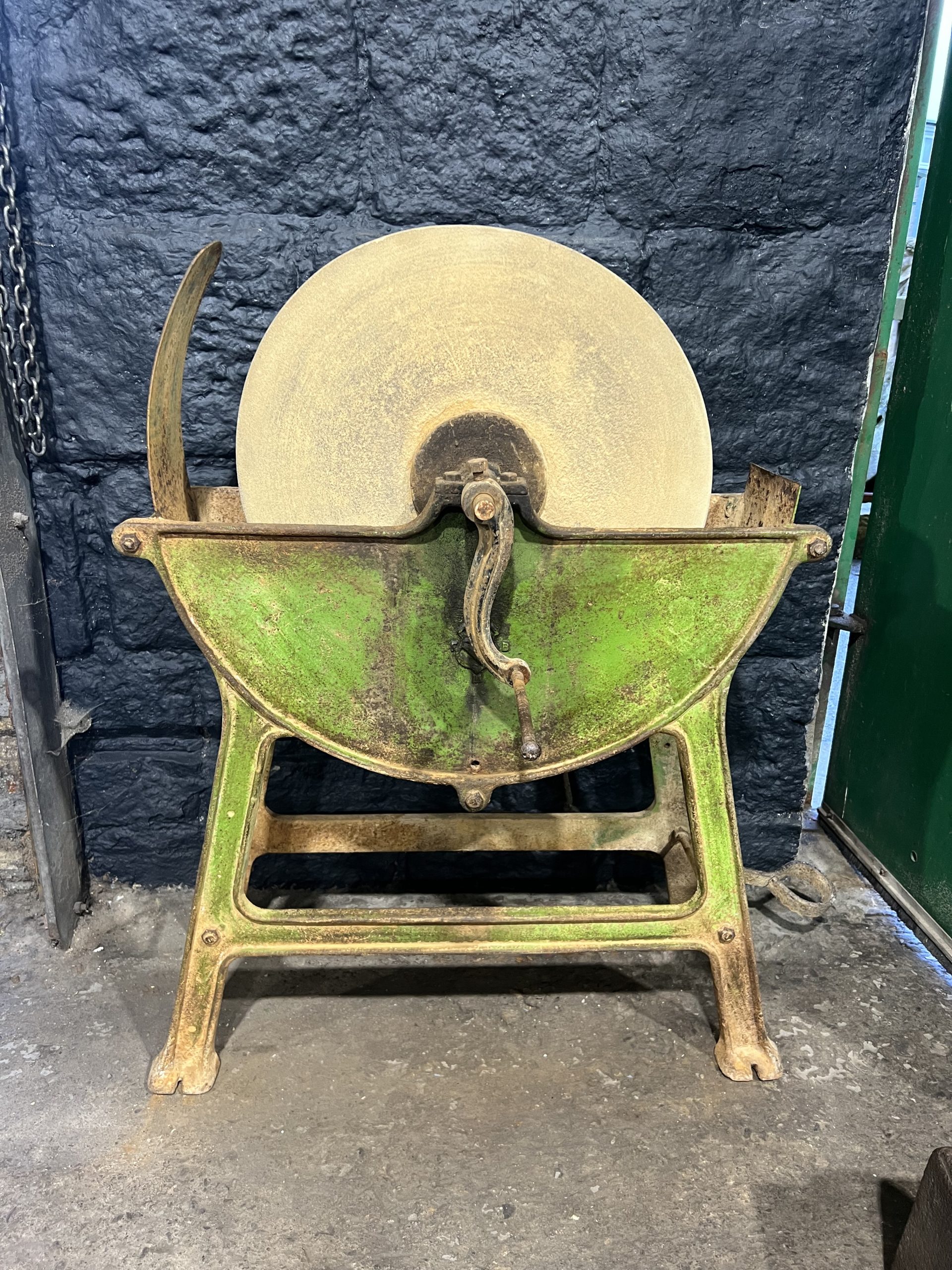 Cast iron knife sharpener / Grinding wheel - Squirrel Reclamation